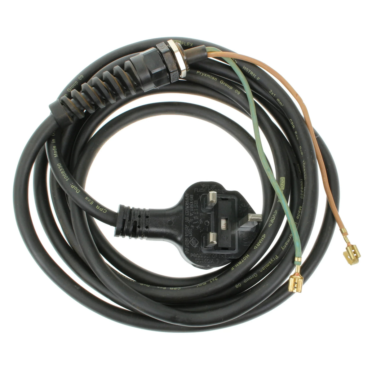Cable Glanded - Uk 3 Pin Plug 230v 50hz UK – Greenred Spares Ireland