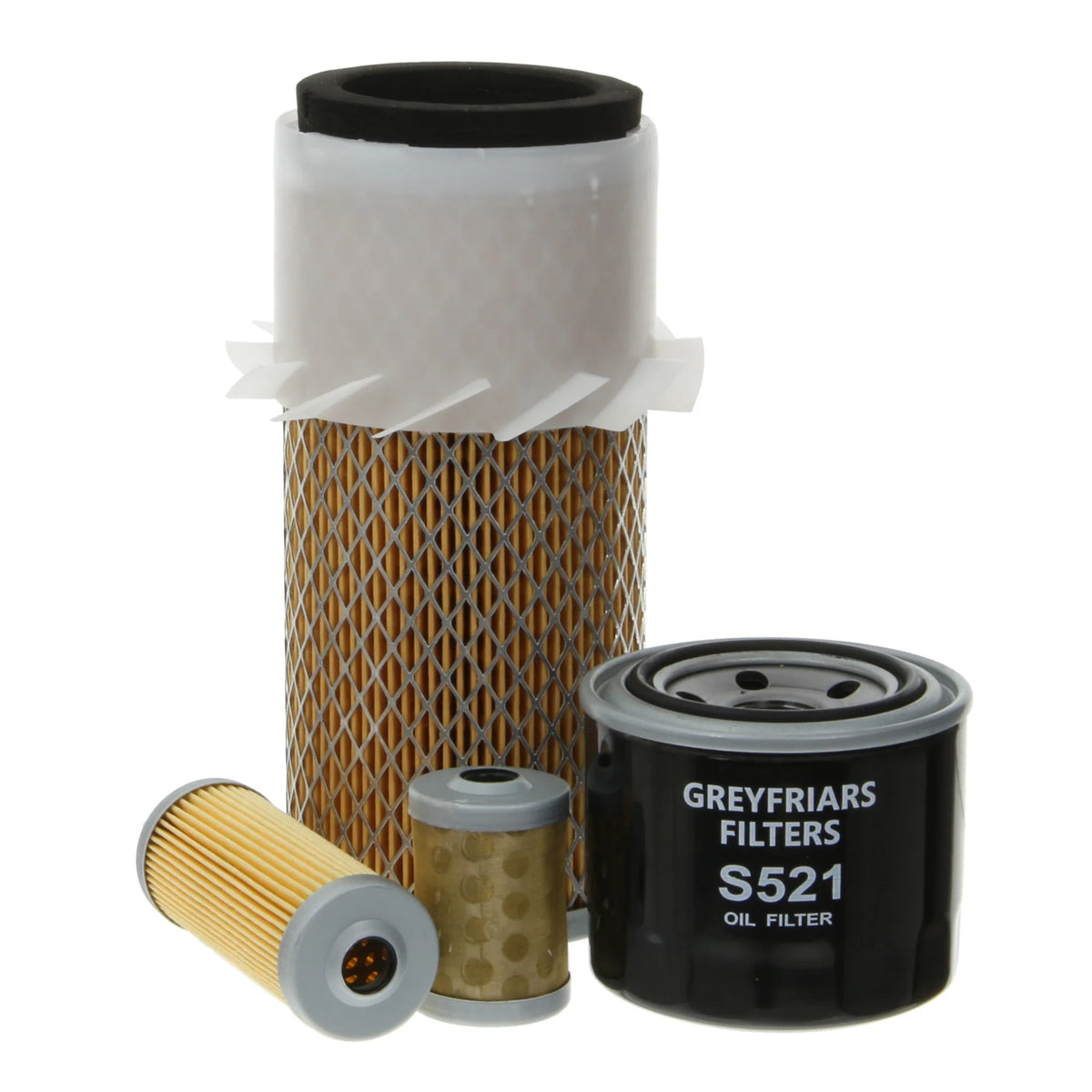 Filter Service Kit for Yanmar B 08 Mini Excavator | Engine: Yanmar | S ...