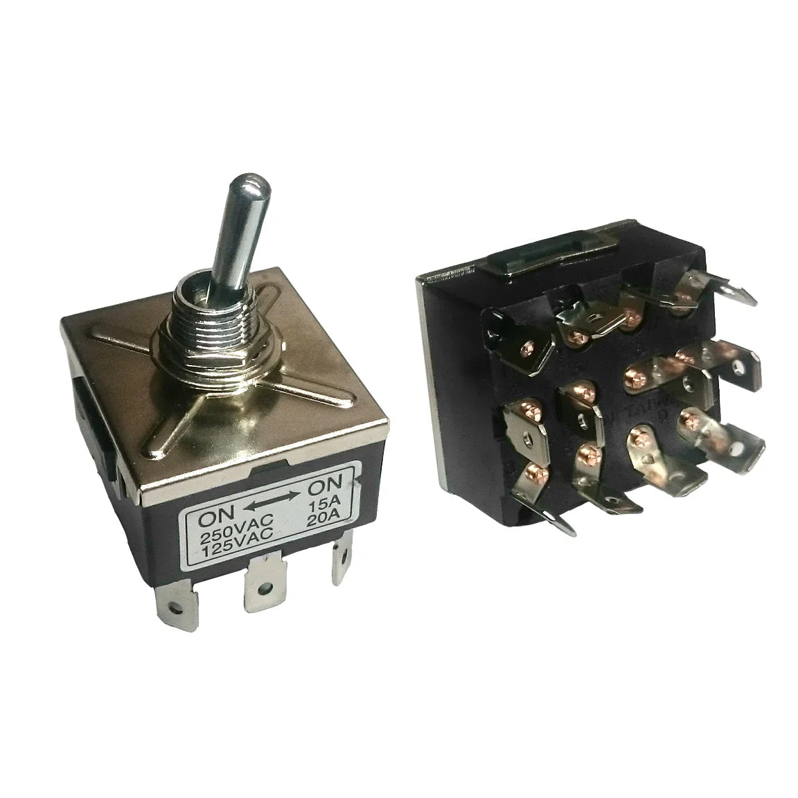 12 Pole Generator Switch Spade Connection 110-OFF-240 – Greenred Spares ...